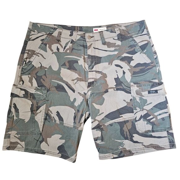 Wrangler | Shorts | Wrangler Mens Relaxed Fit Camouflage Cargo Shorts ...